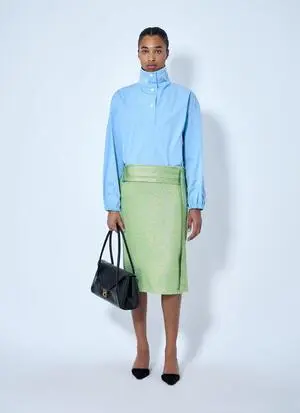 Marni High-collar Buttoned Pullover - Blue