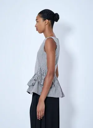 Dries Van Noten Casey Sleeveless Top - Brown