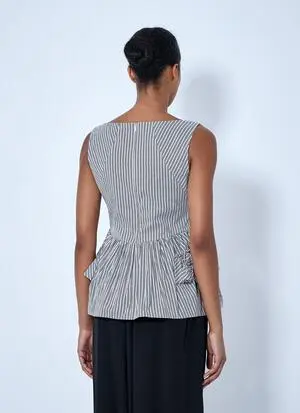 Dries Van Noten Casey Sleeveless Top - Brown