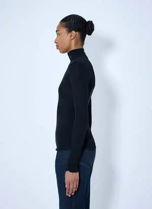 Prada Ribbed Turtleneck Top
