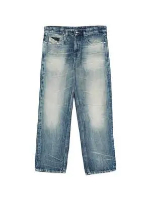 DIESEL® Denim With Logo Patch - Blue
