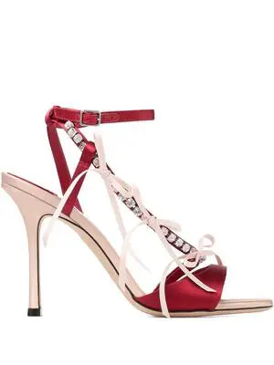 JIMMY CHOO Lula Sandals - Red