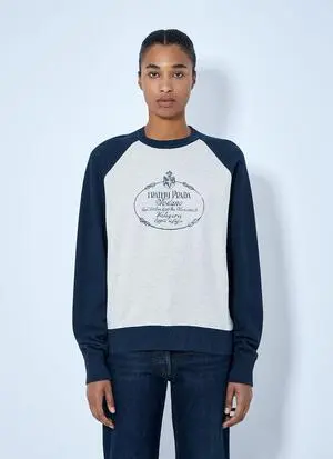 Prada Cotton Crew-neck Sweatshirt - Blue