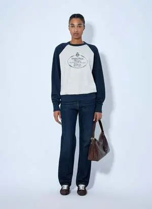 Prada Cotton Crew-neck Sweatshirt - Blue