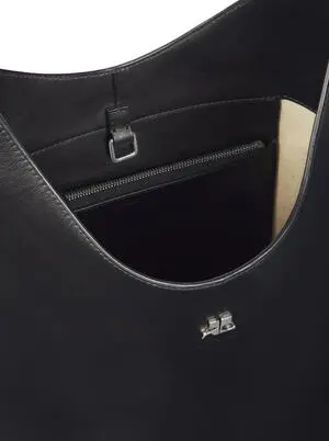 COURREGES Large Melt Leather Tote Bag