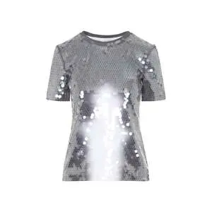 Sportmax Kibbutz Sequined T-shirt - Gray