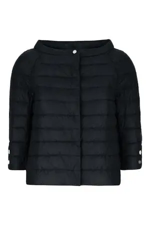 Herno Quilted Collarless Puffer Jacket - Multicolor