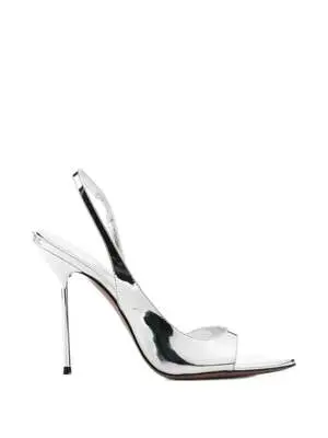 Paris Texas Metallic Slingback Sandals