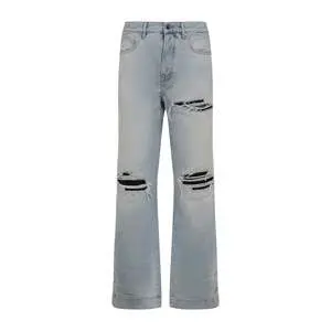 Amiri Mx1 Straight Flare Jeans - Blue