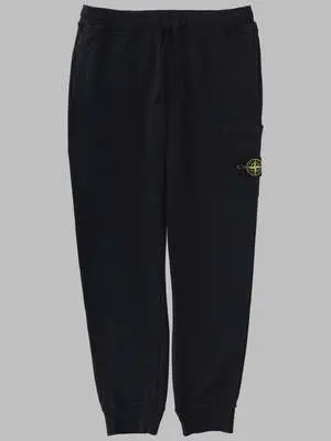 Stone Island Pantalone Jogger In Felpa - Blue