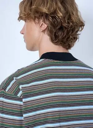 Marni Striped Long Sleeve T-shirt - Blue