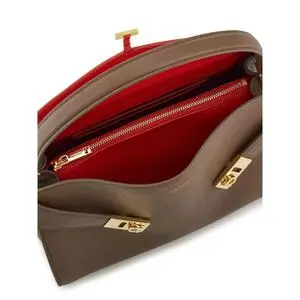 FERRAGAMO Neutrals Shoulder Bags - Cream