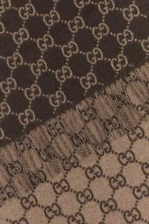 Gucci Embroidered Cashmere Scarf