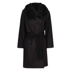 Max Mara Coats Single Breasted Coats - Black