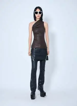 Rick Owens Athena One-shoulder Tank Top