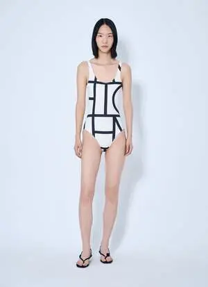 TOTEME Monogram Swimsuit