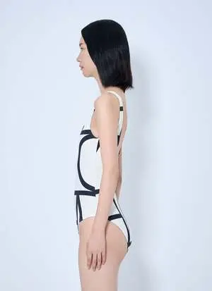 TOTEME Monogram Swimsuit