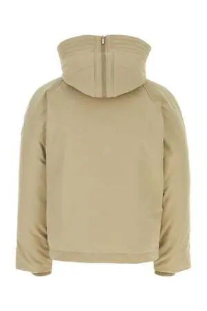 FERRAGAMO Beige Polyester Blend Padded Jacket