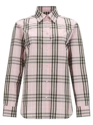 Burberry Check Shirt - Pink