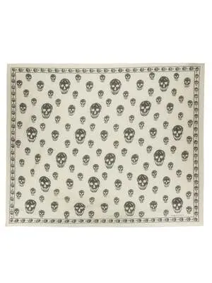 Alexander McQueen Foulard Skull - Cream