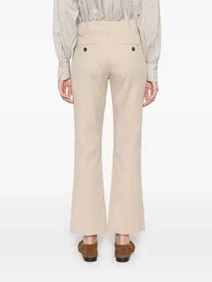 Brunello Cucinelli Cotton & Linen Trousers - Multicolor