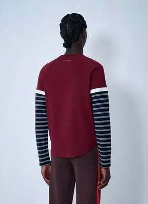 WALES BONNER Logo Motif T-shirt