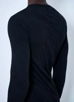 Rick Owens Long Sleeve Crewneck Top