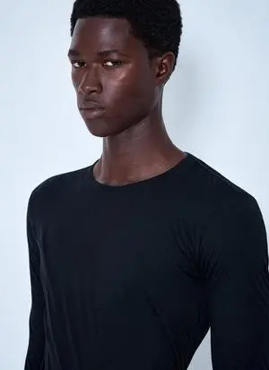 Rick Owens Long Sleeve Crewneck Top