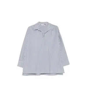 Max Mara Striped Cotton Shirt - Green