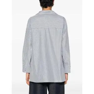 Max Mara Striped Cotton Shirt - Green