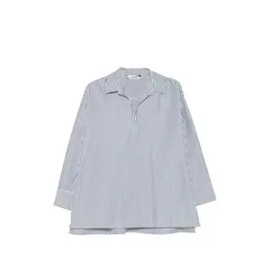 Max Mara Striped Cotton Shirt - Green