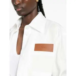 Fendi Cotton And Linen Blend Shirt