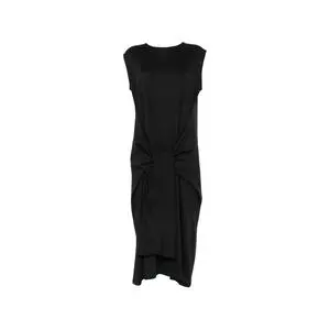 TOTEME Knotted Detail Sleeveless Day Dress - Black