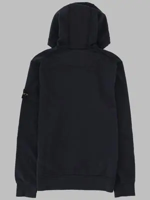 Stone Island Felpa Con Cappuccio - Blue