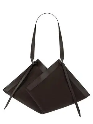 Yuzefi Borsa Wonton Bag - Brown