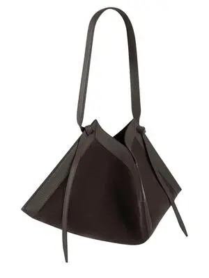 Yuzefi Borsa Wonton Bag - Brown