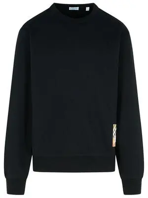 Burberry Cotton Sweatshirt - Black