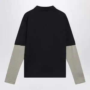 Miu Miu Olive Cotton Jersey Polo Shirt - Blue