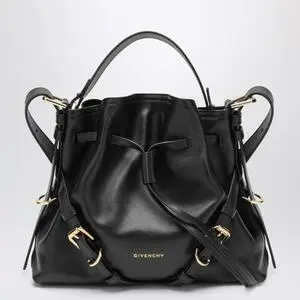 Givenchy Small Voyou Bucket Bag In Calfskin - Black