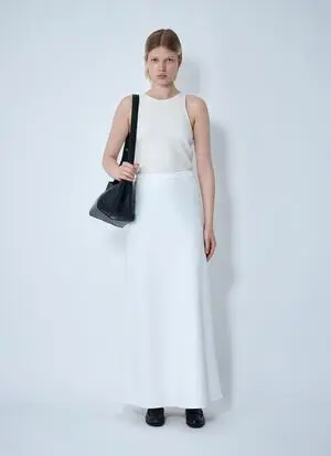 Max Mara Vernice Midi Skirt - White