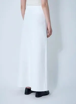 Max Mara Vernice Midi Skirt - White