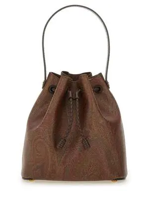 Etro Borsa A Secchiello Arnica Small - Brown