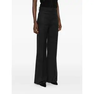 Victoria Beckham Grey Trousers Straight Trousers