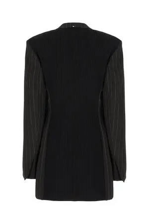 Sportmax Pinstripe Structured Blazer - Multicolor