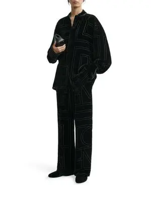 TOTEME Oversized Devoré Shirt
