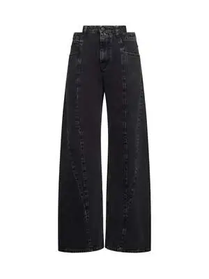 MAISON MARGIELA Black Decortiqué Jeans