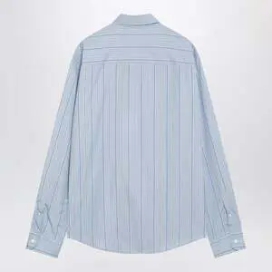 AMI Paris Light Striped De Coeur Shirt