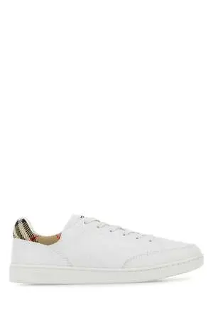 Burberry Leather Set Sneakers - White