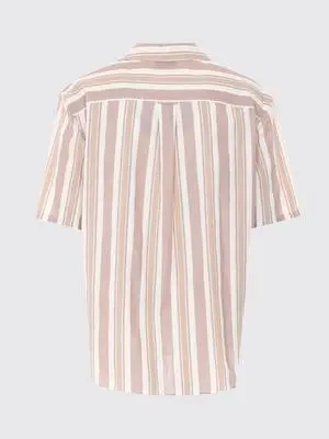 Saint Laurent Striped Cotton Shirt - Cream