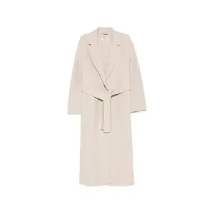 Max Mara Neutrals Coats Single Breasted Coats - Cream